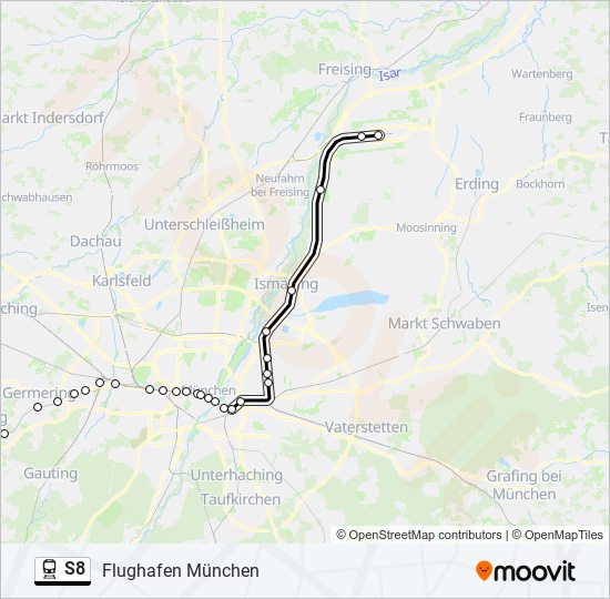 s8 Route: Schedules, Stops & Maps - Flughafen München (Updated)