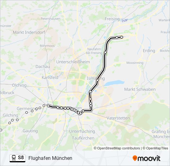 s8 Route: Schedules, Stops & Maps - Flughafen München (Updated)