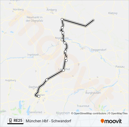 re25 Route: Fahrpläne, Haltestellen & Karten - München Hbf (Aktualisiert)