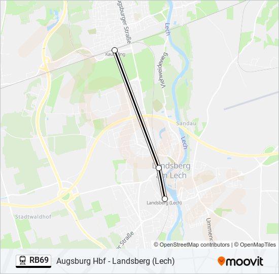 rb69 Route: Schedules, Stops & Maps - Kaufering (Updated)