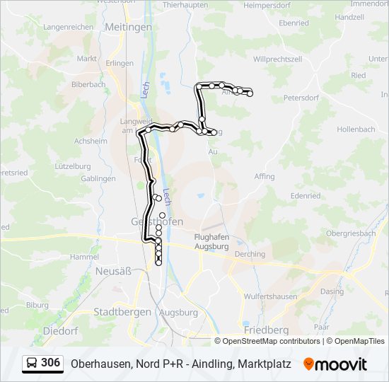 306 Route: Schedules, Stops & Maps - Oberhausen, Nord P+R (Updated)