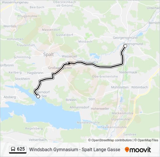625 Route: Schedules, Stops & Maps - Rufb - Geo - Enderndorf Seeufer ...
