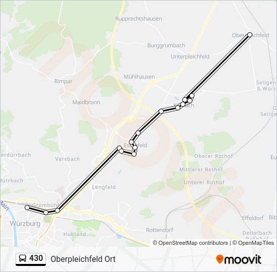 430 Route: Schedules, Stops & Maps - Oberpleichfeld Ort (Updated)