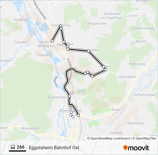 266 Route: Schedules, Stops & Maps - Eggolsheim Bahnhof Ost (Updated)