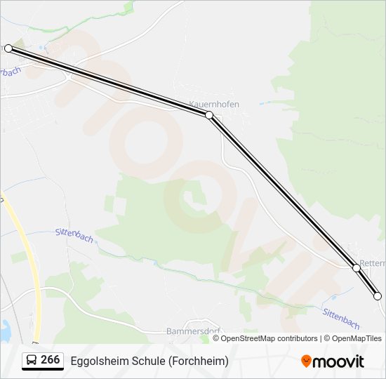 266 Route: Fahrpläne, Haltestellen & Karten - Eggolsheim Schule ...