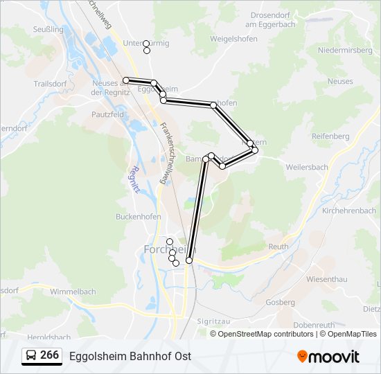 266 Route: Schedules, Stops & Maps - Eggolsheim Bahnhof Ost (Updated)