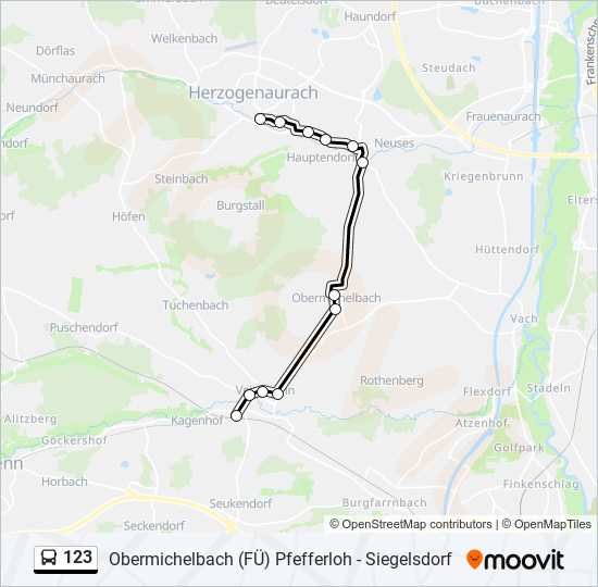 123 Route: Schedules, Stops & Maps - Herzogenaurach (Updated)
