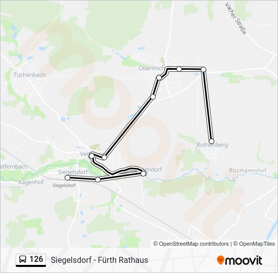126 Route: Schedules, Stops & Maps - Cadolzburg Bahnhof (Updated)
