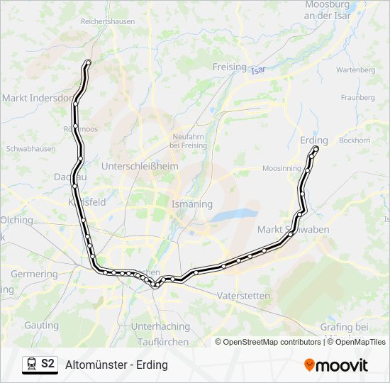 s2 Route: Schedules, Stops & Maps - Erding (Updated)