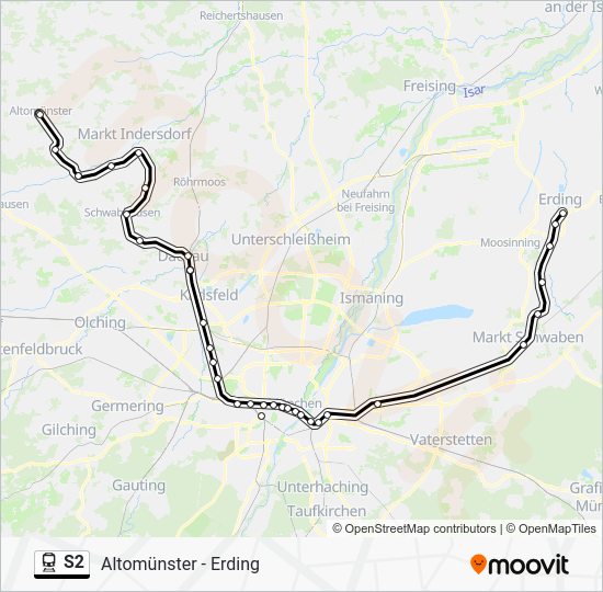 s2 Route: Schedules, Stops & Maps - Altomünster (Updated)