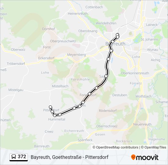 372 Route: Schedules, Stops & Maps - Pittersdorf (Updated)