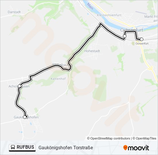 rufbus Route: Schedules, Stops & Maps - Gaukönigshofen Torstraße (Updated)
