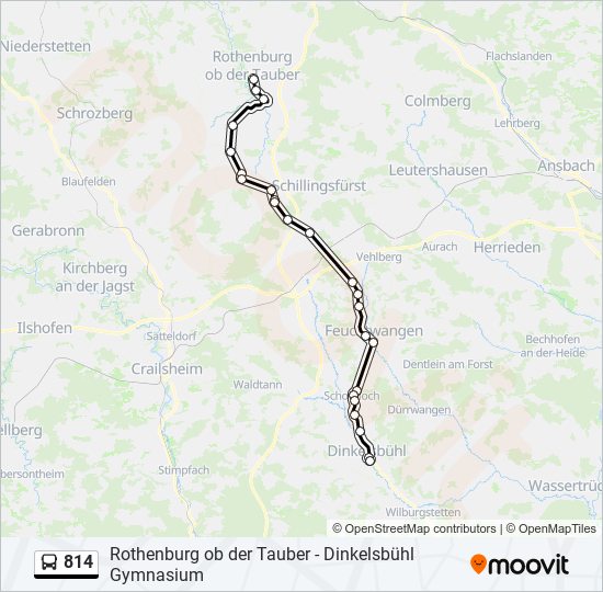 814 Route: Schedules, Stops & Maps - Rothenburg (Updated)