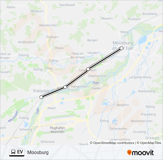 ev Route: Schedules, Stops & Maps - Moosburg (Updated)