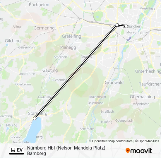 EV Route: Schedules, Stops & Maps - Starnberg (Updated)