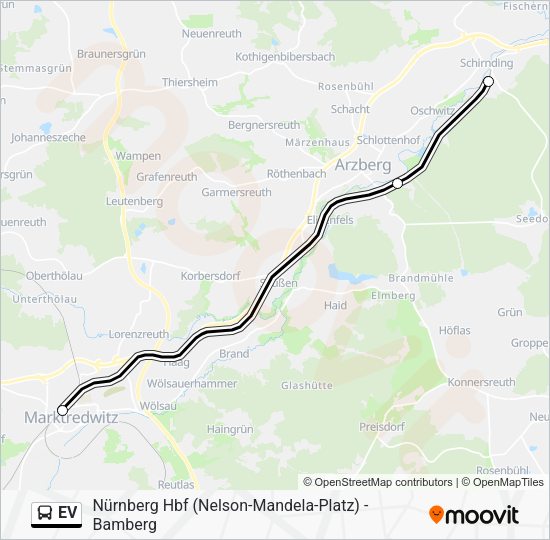 EV Route: Schedules, Stops & Maps - Marktredwitz (Updated)