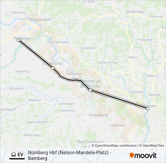 EV Route: Schedules, Stops & Maps - Tutzing (Updated)