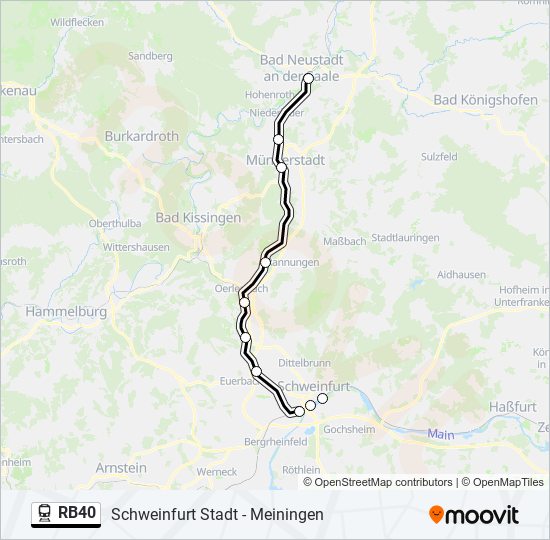 rb40 Route: Schedules, Stops & Maps - Bad Neustadt (Saale) (Updated)