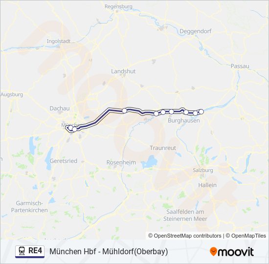 re4 Route: Schedules, Stops & Maps - München Hbf (Updated)