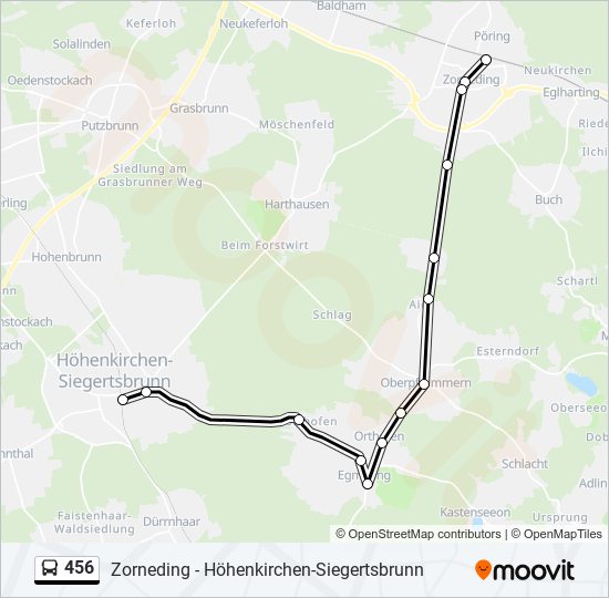 456 Route: Schedules, Stops & Maps - Zorneding (Updated)