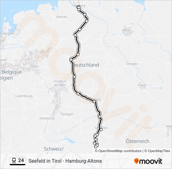 24 Route: Schedules, Stops & Maps - Seefeld In Tirol (Updated)
