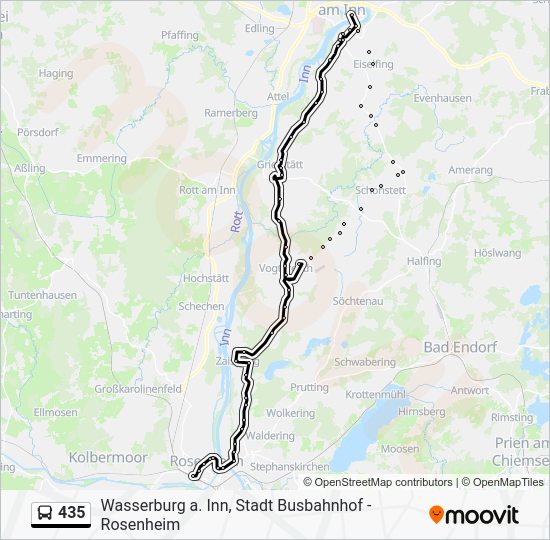 435 Route: Schedules, Stops & Maps - Wasserburg Stadt Busbf (Updated)