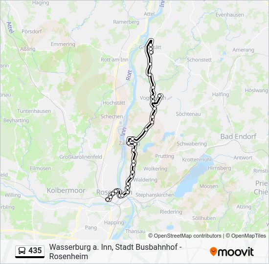 435 Route: Schedules, Stops & Maps - Griesstätt, Lagerhaus (Updated)