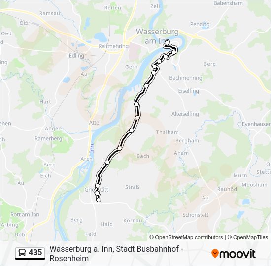 435 Route: Schedules, Stops & Maps - Griesstätt, Lagerhaus (Updated)