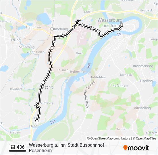 436 Route: Schedules, Stops & Maps - Attel (Updated)