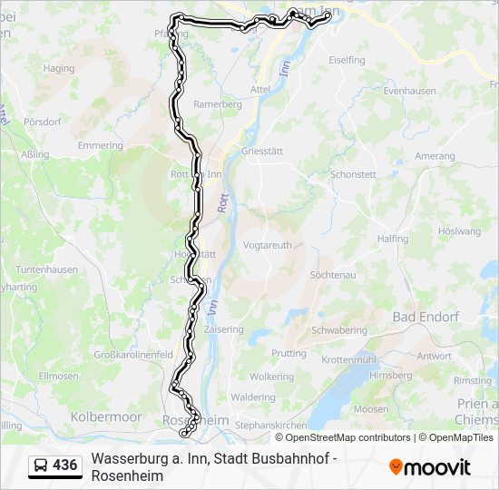 436 Route: Schedules, Stops & Maps - Rosenheim (Updated)