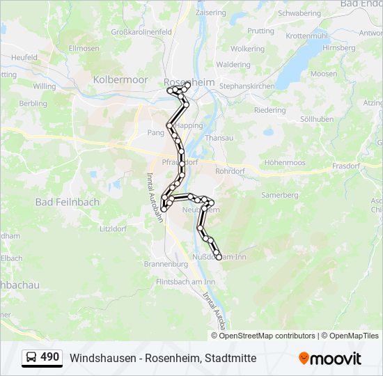 490 Route: Schedules, Stops & Maps - Ro Stadtmitte (Updated)