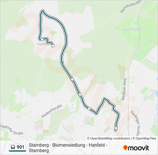 901 Route: Schedules, Stops & Maps - Abt-Hörl-Weg (Updated)