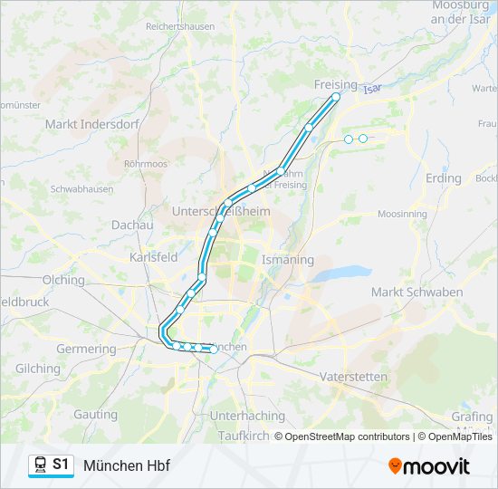 s1 Route: Schedules, Stops & Maps - München Hbf (Updated)