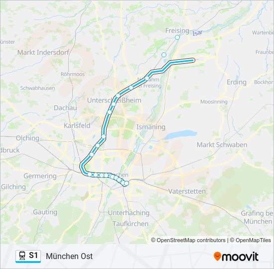 s1 Route: Schedules, Stops & Maps - München Ost (Updated)