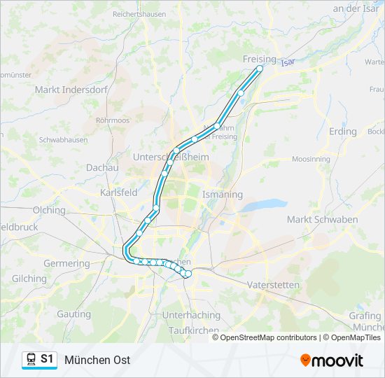 s1 Route: Schedules, Stops & Maps - München Ost (Updated)
