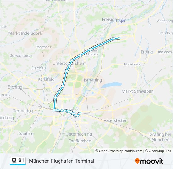 s1 Route: Schedules, Stops & Maps - München Flughafen Terminal (Updated)