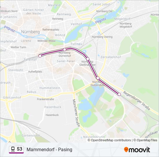 s3 Route: Schedules, Stops & Maps - Nürnberg Hbf (Updated)