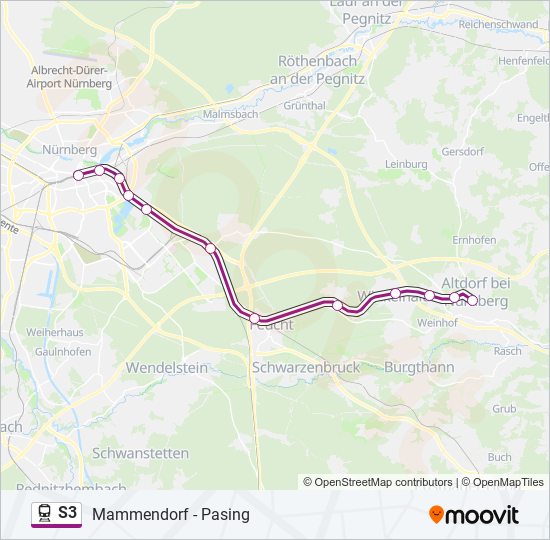 s3 Route: Schedules, Stops & Maps - Altdorf(B Nürnberg) (Updated)