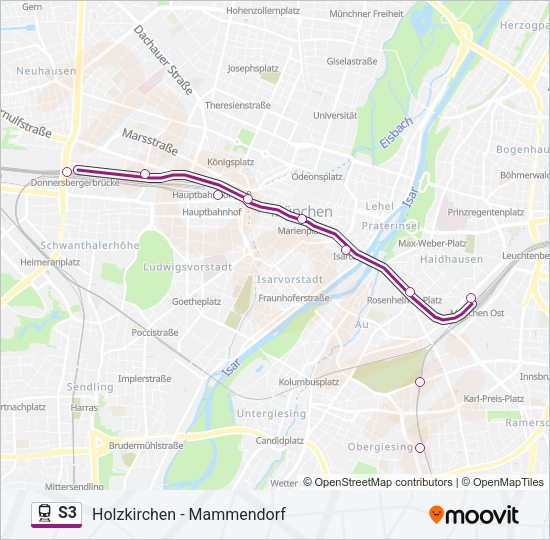 s3 Route: Schedules, Stops & Maps - Ostbahnhof (Updated)