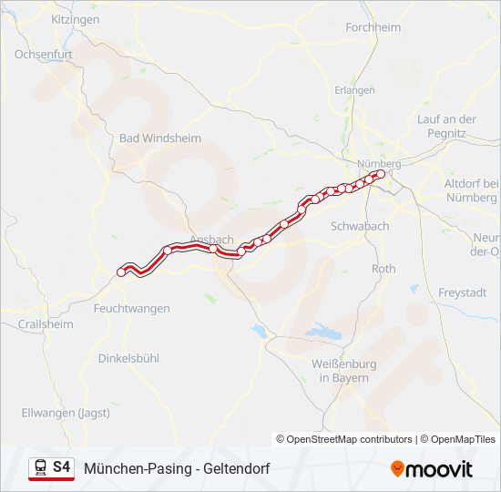 s4 Route: Schedules, Stops & Maps - Dombühl (Updated)