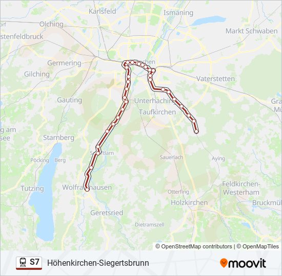 s7 Route: Schedules, Stops & Maps - Höhenkirchen-Siegertsbrunn (Updated)