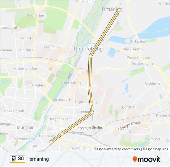 s8 Route: Schedules, Stops & Maps - Ismaning (Updated)