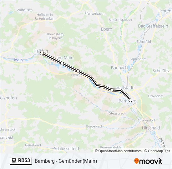 rb53 Route: Schedules, Stops & Maps - Haßfurt (Updated)