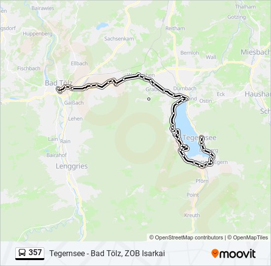 357 Route: Schedules, Stops & Maps - Tegernsee (Updated)