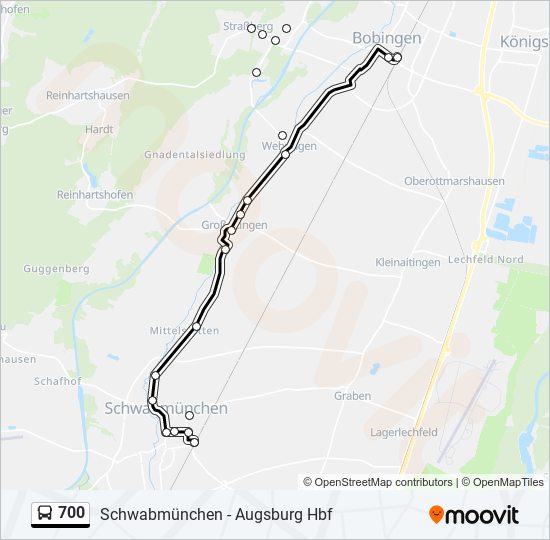 700 Route: Schedules, Stops & Maps - Bobingen (Updated)