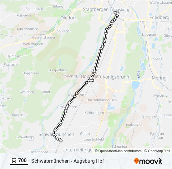 700 Route: Schedules, Stops & Maps - Schwabmünchen (Updated)