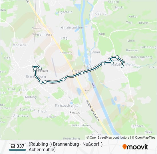 337 Route: Schedules, Stops & Maps - Brannenburg (Updated)