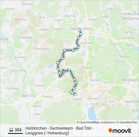353 Route: Schedules, Stops & Maps - Mariensteinerweg (Updated)