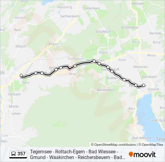 357 Route: Schedules, Stops & Maps - Bad Tölz, G.Patton-Str./Schule ...