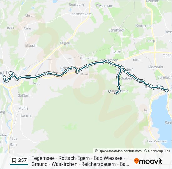 357 Route: Schedules, Stops & Maps - Gmund (Updated)